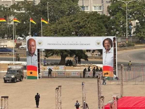 Dignitaries arrive for presidential inauguration of John Mahama