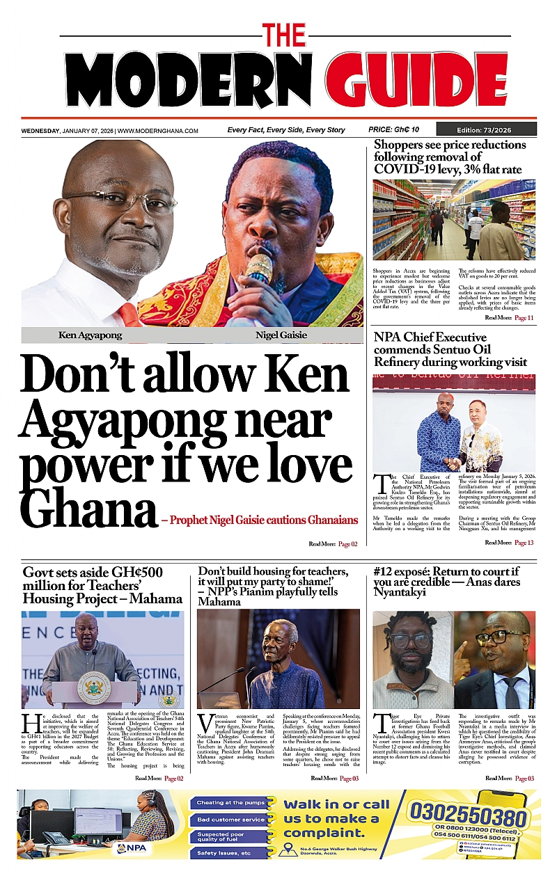 The Modern Guide Newspaper Editions
