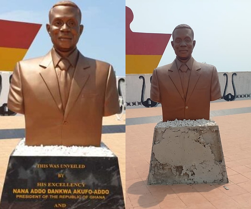 It is well with my soul – Koku Anyidoho reacts to damage at Mills’ memorial
