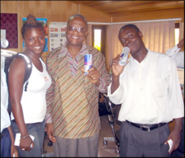 Red Bull Undertakes Free Sampling•Refreshes DAILY GUIDE Staff