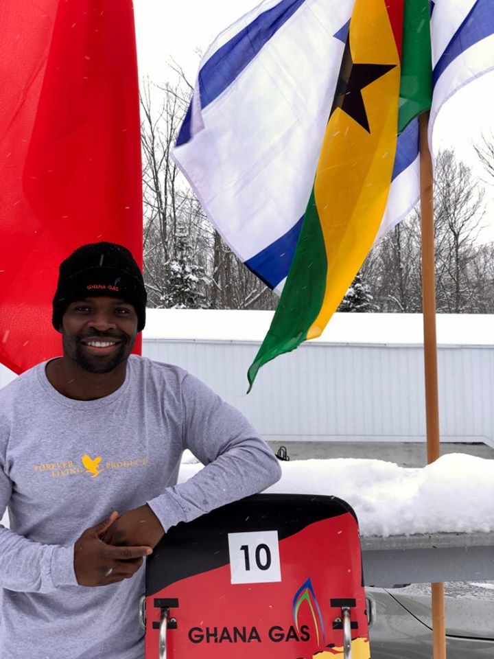 Ghana's Skeleton Olympian Akwasi Frimpong Captures First Top 10 Finish