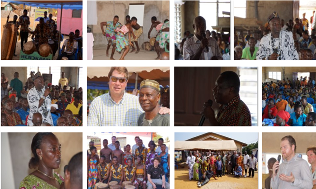 Community Meeting In Support Of Ayitepa Wind Farm In Ghana