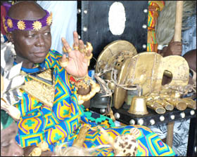 Golden stool unveiled