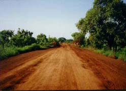 Aowin-Suaman cut off as the result of bad roads.