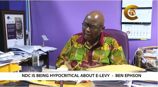 E-levy: NDC being hypocritical – Ben Ephson