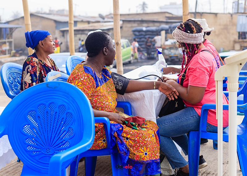 NGO organizes free health screening for the aged at Sukura