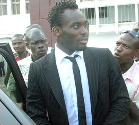 Essien in court over love