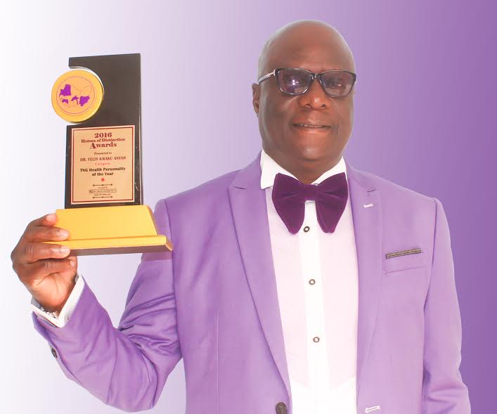 Holy trinity spa’s Dr. Felix Anyaa named Health Personality of the year
