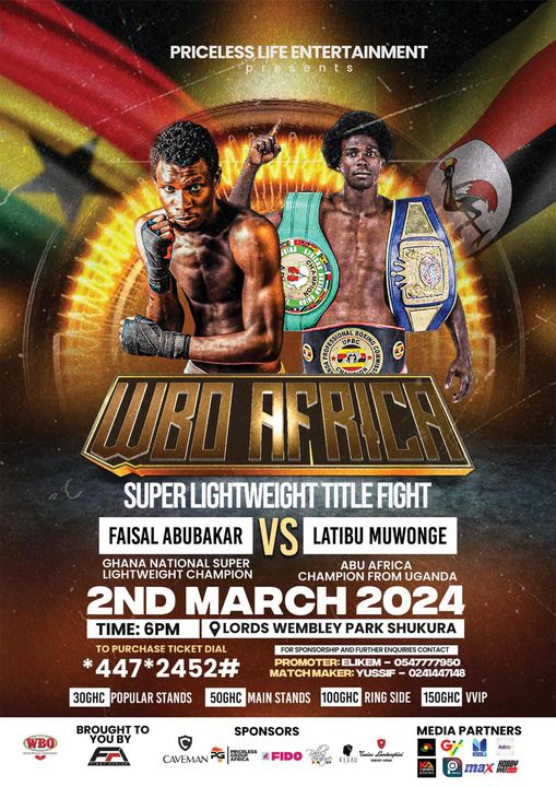 Faisal Abubakar faces Ugandan Latibu Muwonge for WBO Africa Super ...