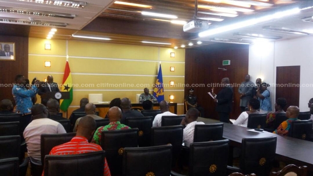 Nana Addo Sworn In Amidu As Special Prosecutor Nana Addo Sworn In Amidu As Special Prosecutor