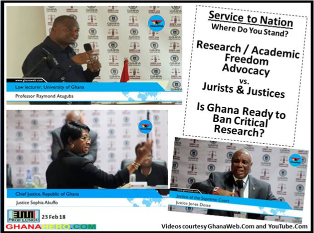 Defensive CJ Sophia Akuffo et al have no case vs. Professor Atuguba of ...