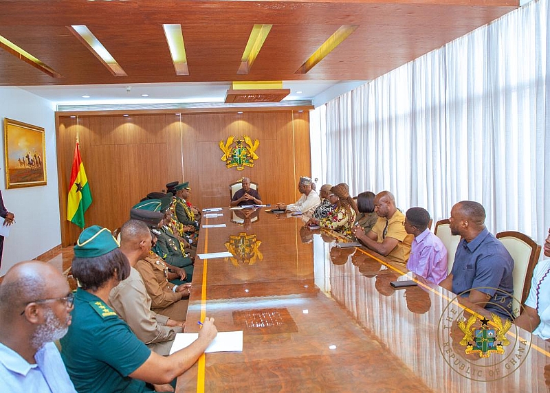 Mahama swears in chief fire officer, immigration boss