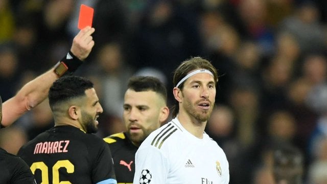 Ramos Equals Champions League Red Card Record
