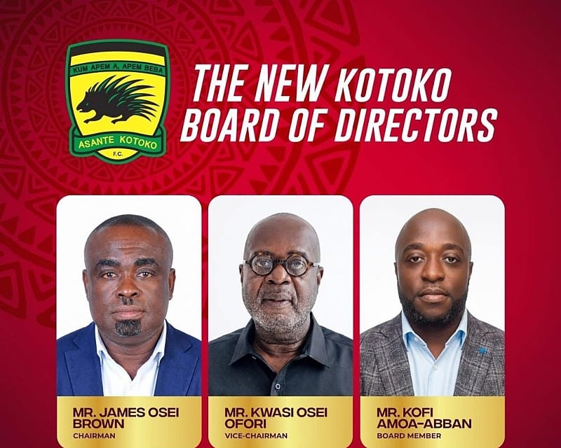Manhyia announces new Asante Kotoko board of directors ahead of 2026/26 ...