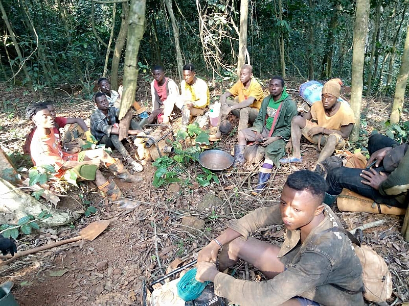 10 arrested for engaging in illegal mining in Atewa Forest Reserve