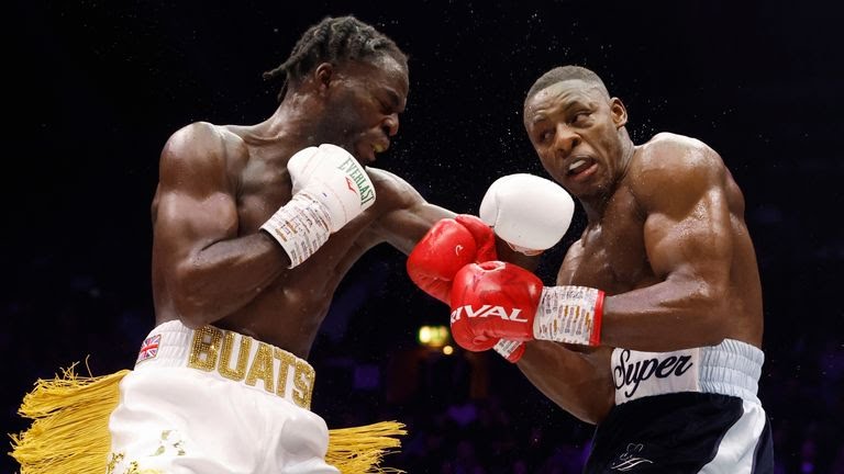 Ghanaian-born British boxer Joshua Buatsi beats Dan Azeez in Wembley ...