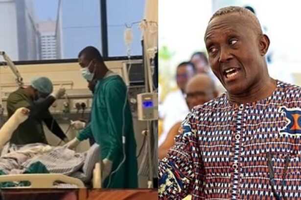 Actor Mawuli Semevo struggling for his life after fire burns