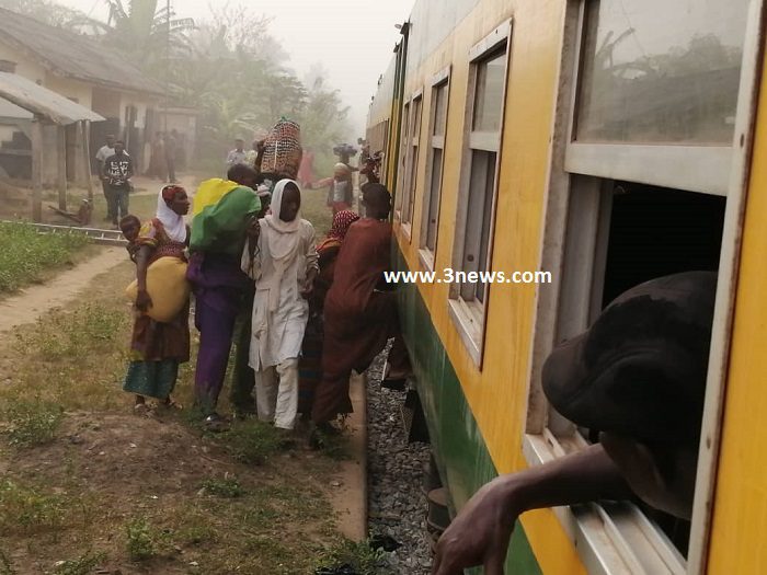 Stampede on Takoradi-Kojokrom train leave passengers injured