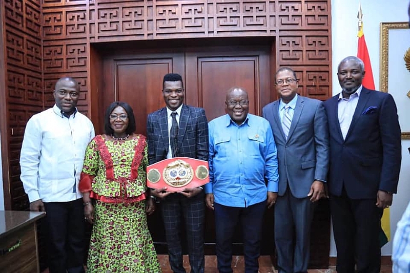 IBF Champion Richard Commey Receives Car, 50,000ghc From Nana Akuffo Addo