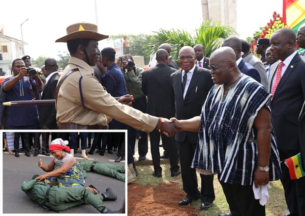 Nana Weeps For Old Soldiers