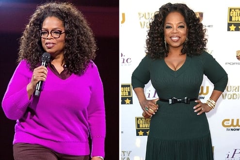 Oprah Winfrey loses 45 lbs in weight
