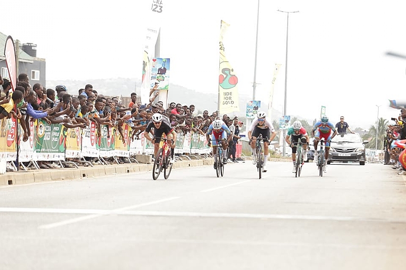 Aleander Mayar of Mauritius Wins Men's Elite and U 23 race