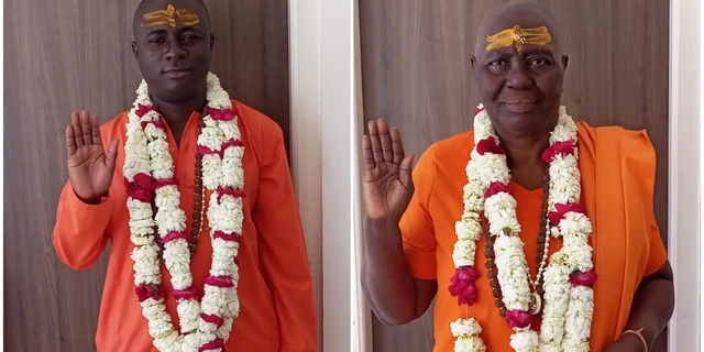 Ghanaian Hindus celebrate Swami Shankarananda and Swamini Geetananda ...