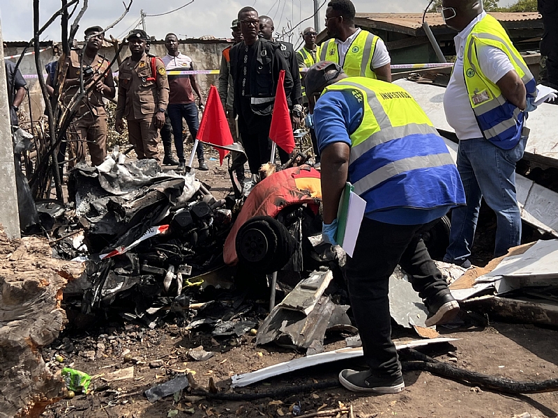 Microlight aircraft crash leaves Tema community one residents traumatised