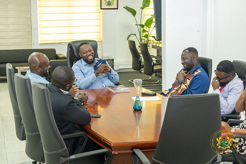 Entertainment Week Ghana Team meets with Diaspora Affairs Director KOD ...