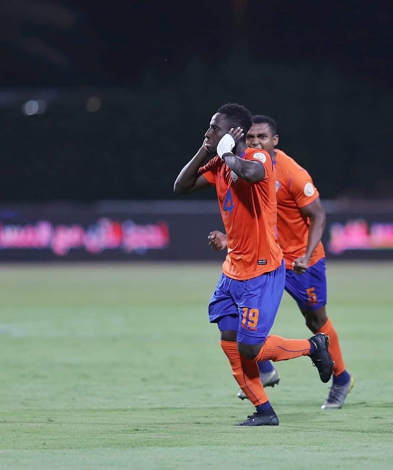 Ghana winger Samuel Owusu scores for Al-Fayha FC in 5-2 win against ...