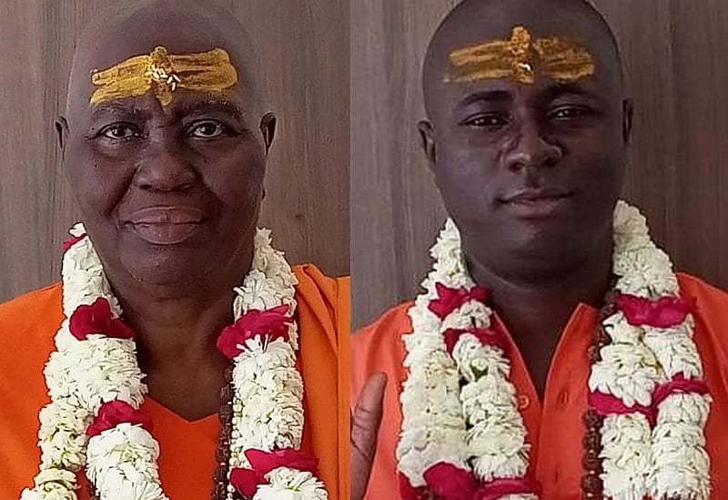 Hindus initiate two Ghanaians into monkhood