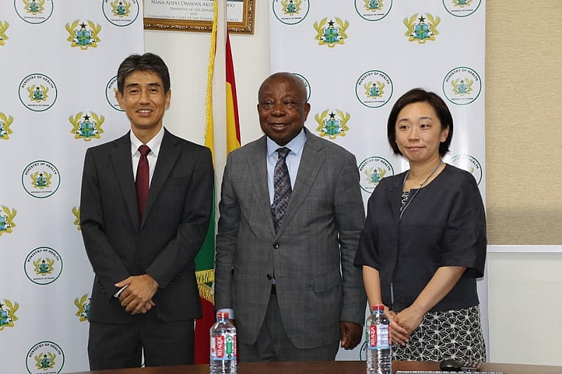 A delegation from JICA pays courtesy call on health minister