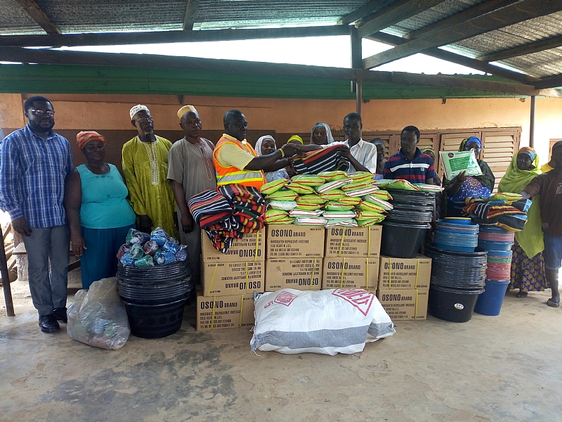 Relief Items Presented To Oda Disaster Victims