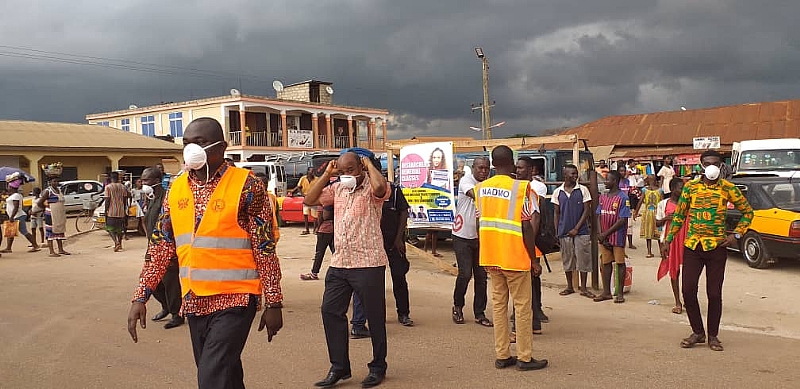 Dormaa East: Town/Area Council Taskforce On COVID-19 Receive Commendation