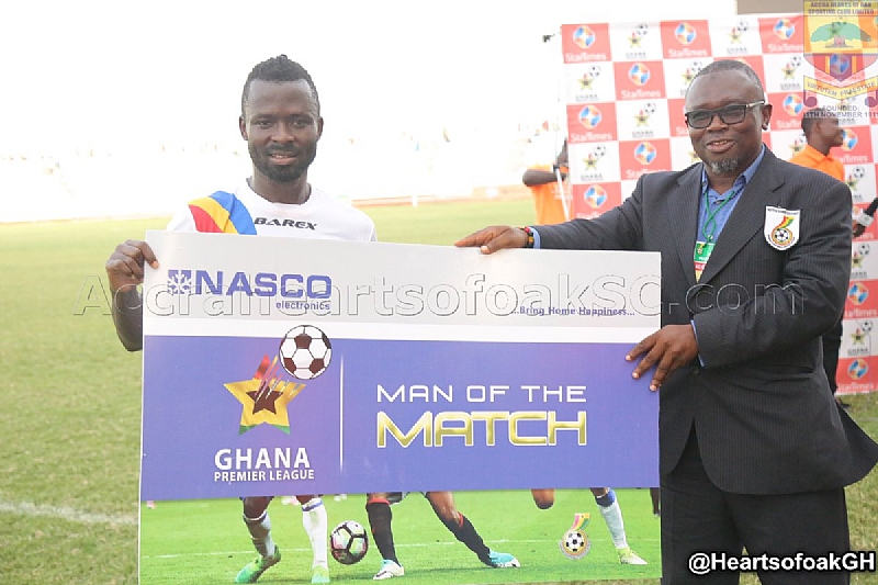 Malik Akowuah Named Man Of The Match Against Ebusua Dwarfs