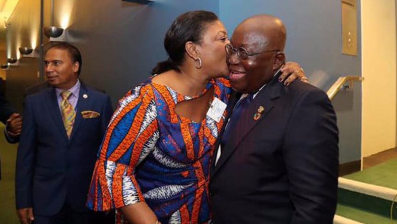 First Lady Rebecca Akufo-Addo shows off husband on his 79th birthday