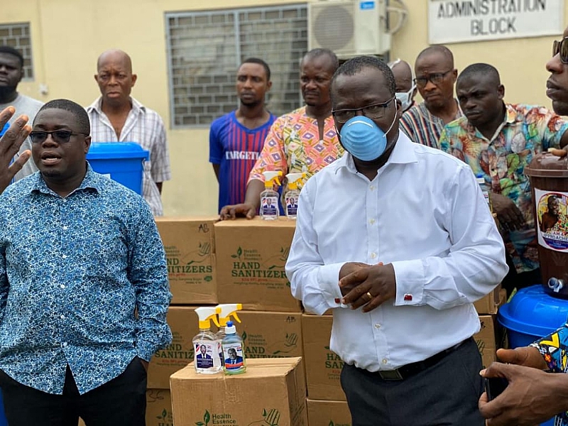 Covid-19: Former BOST MD Alfred Obeng Donates To Bibiani-Anhwiaso ...