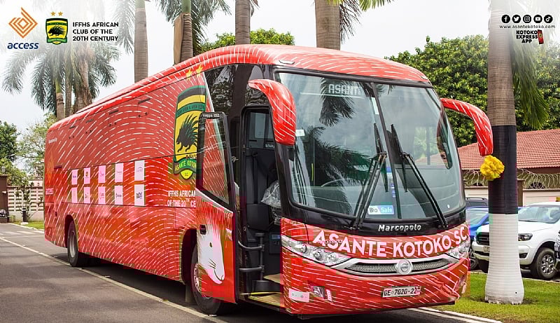 Asante Kotoko unveil new Volvo team bus at Manhyia [PHOTOS]