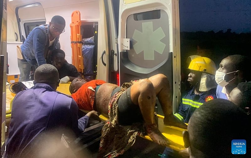 16 killed in ambulance, Ford Transit bus collision at Potrikrom