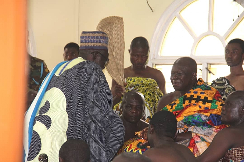 Bawku Naba Makes Historic Visit To Asantehene [Photos]