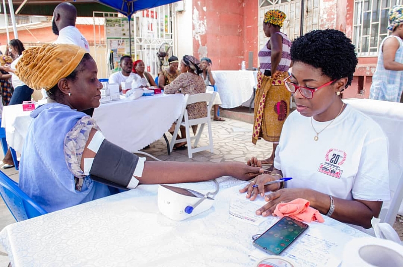 Adabraka Market Women Benefit From Free Health Screening Exercise