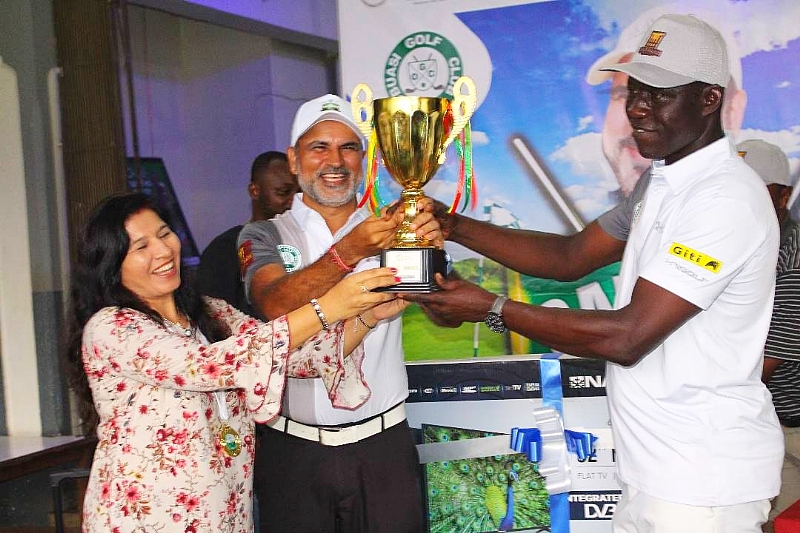 Issah Lasina wins 2023 Obuasi Captain's Prize Tournament