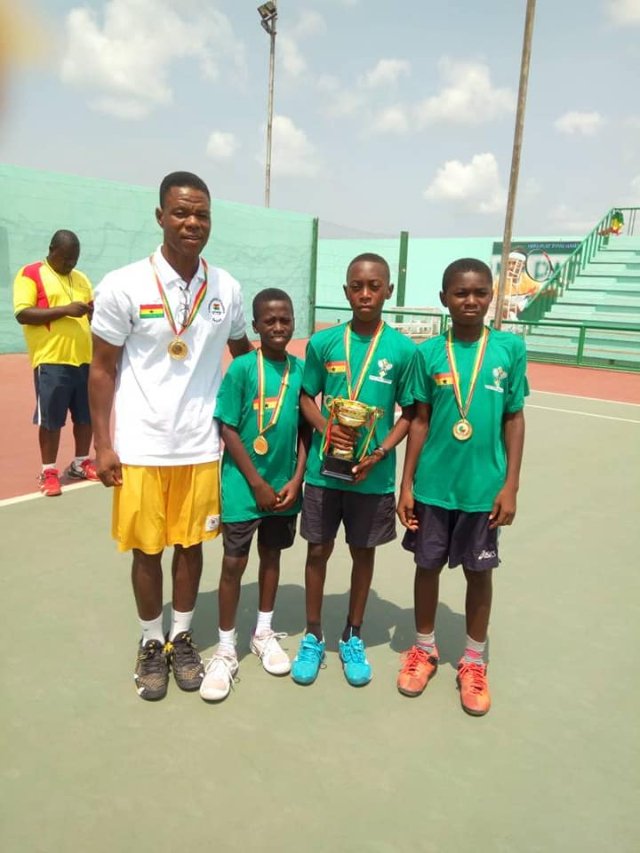 Ghana Retain ITF/CAT U-12 Tennis Title