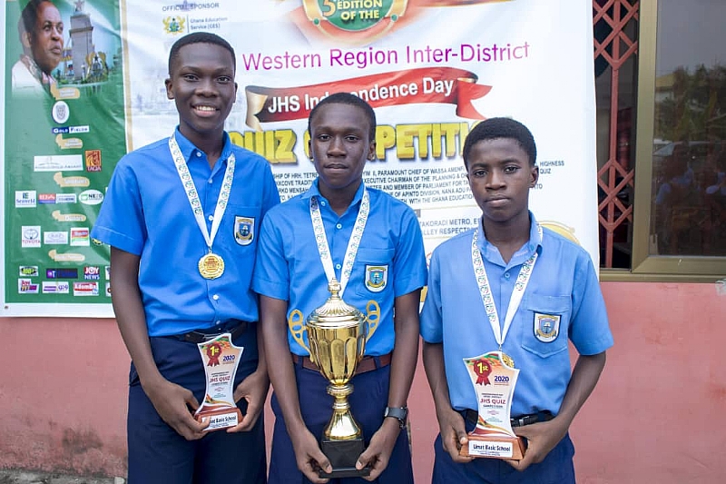 Tarkwa UMat Basic School Retains Western Region Inter-District Quiz title
