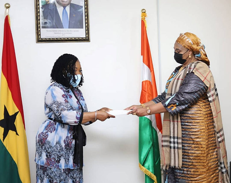 Niger Ambassador-designate To Ghana Presents Open Letters to Foreign Affairs minister