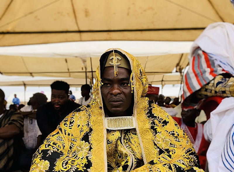 Nana Amoa Kwojo II joins Dome Muslim Community for Eid-ul-Fitr ...