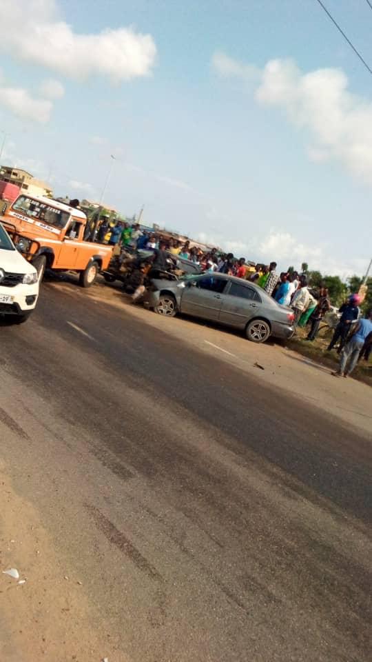 Awoshie accident leaves two people in critical condition