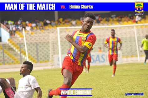 Hearts of Oak star Winful Cobbinah named Man-of-the-Match in Elmina ...
