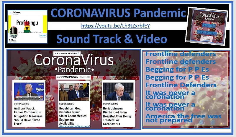 Prof Lungu Dedicates Coronavirus Pandemic Song and Video to Frontline ...