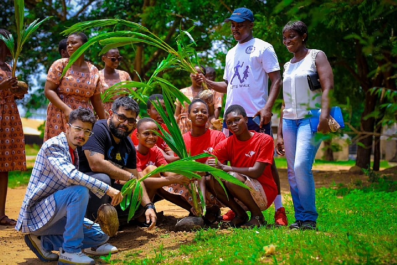 Travelwings, GAYO plant trees; urge Ghanaians to protect the environment